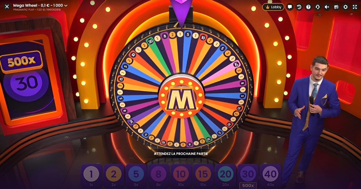 Mega Wheel : la roue live de Pragmatic Play